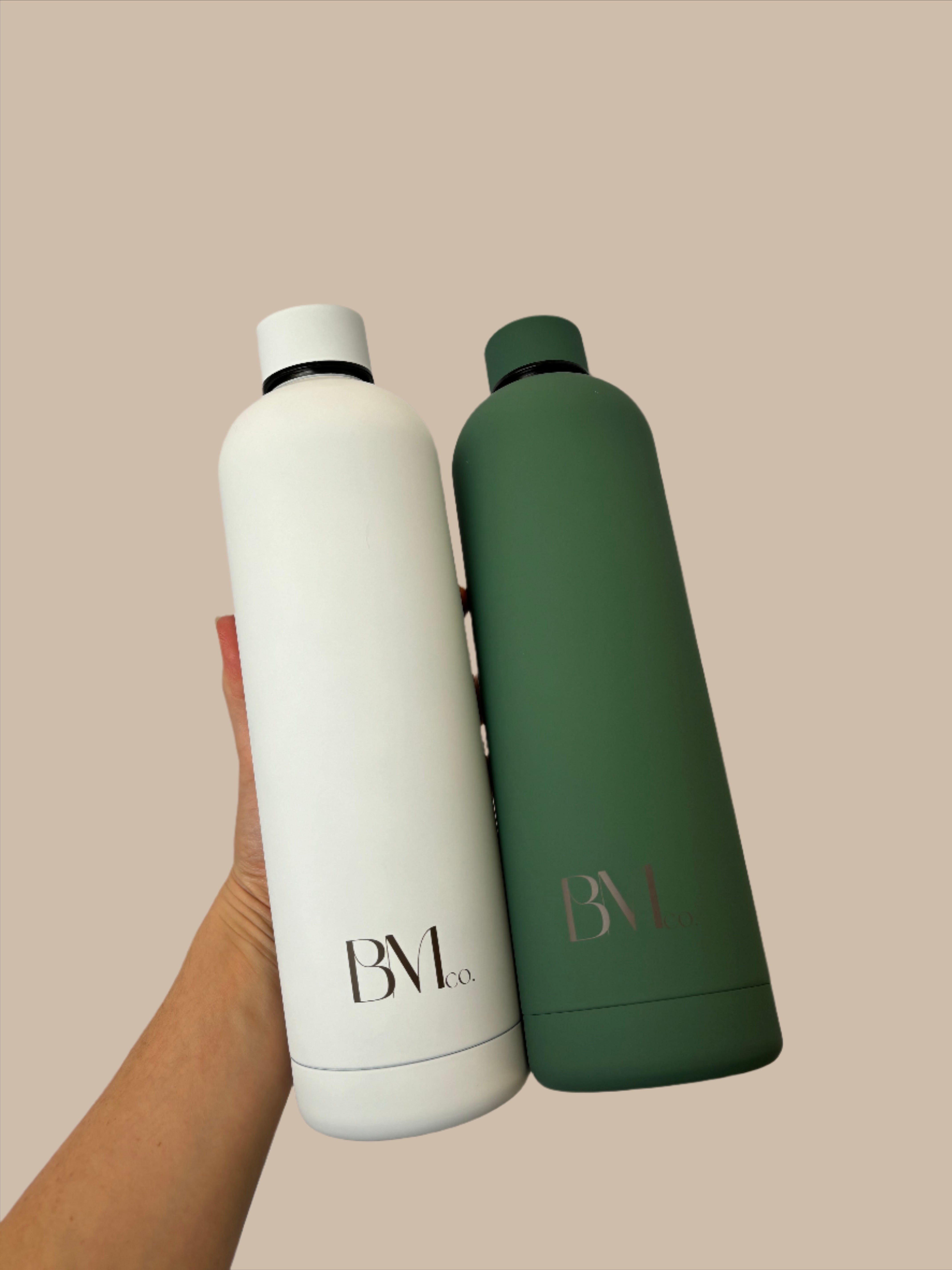 1L Insulated Water Bottle – Beige Mum Collective